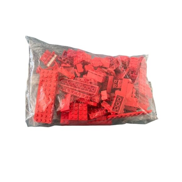 Lego | Toys | Lego Red Assorted Bricks Pieces Building Blocks | Poshmark